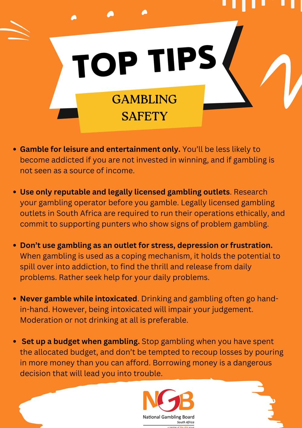 FAQ’s - National Gambling Board